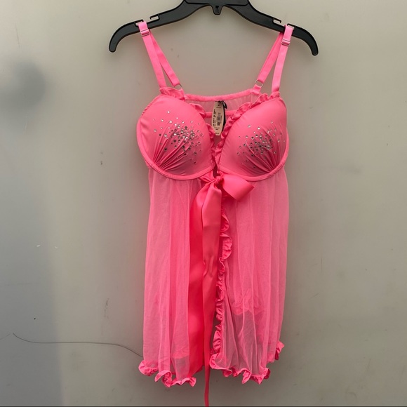Victoria's Secret | Intimates & Sleepwear | Nwt Sexy Little Thing Pink ...